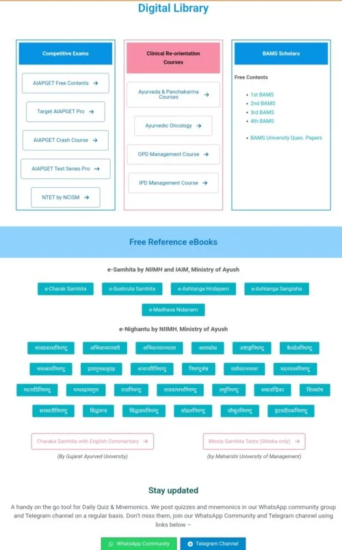 AIAPGET Test Series Pro - Ayurved Bharati® Institute & Publications